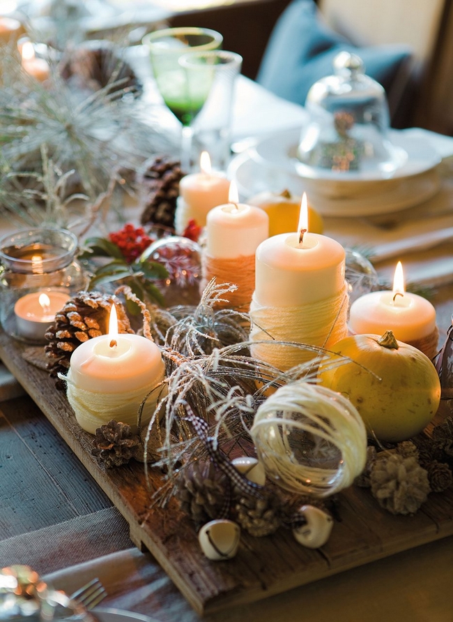 40 Ideas For Christmas Candles On Table