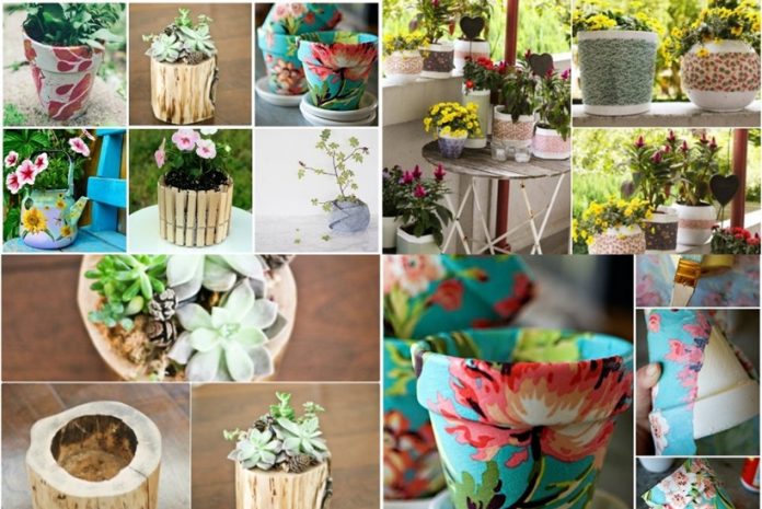 Clay flower pot crafts – 25 cute designs and painting ideas